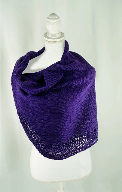 Royal Violet Shawl Kit — ImagiKnit