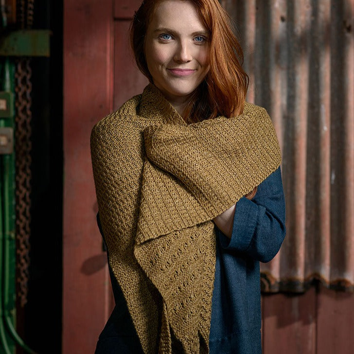 Textured Shawl Kit — ImagiKnit