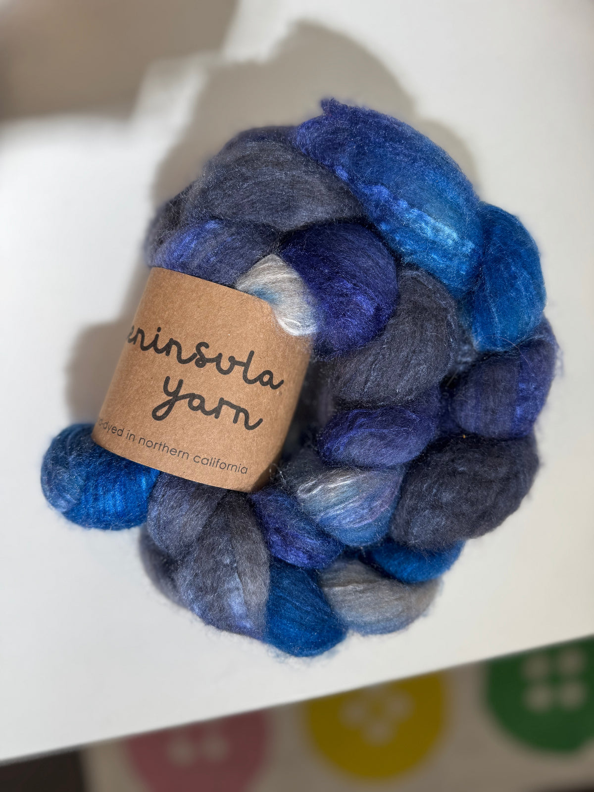 BFL Silk Combed Top - Peninsula Yarn Fiber — ImagiKnit