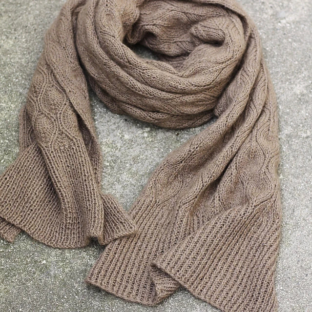 Olive Scarf Kit — ImagiKnit