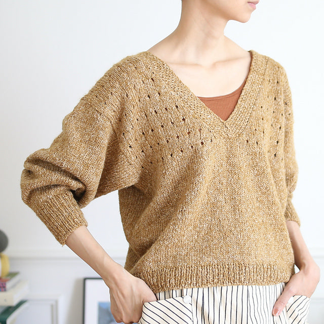 Vence Sweater Kit (Long Sleeve) — ImagiKnit