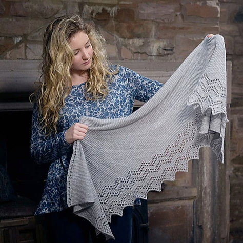 Lace Shawl PDF — ImagiKnit