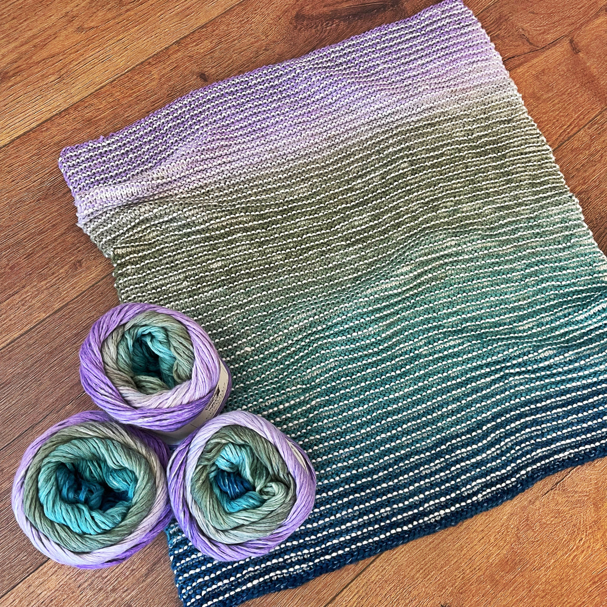 Sliding is Fun Baby Blanket Kit — ImagiKnit