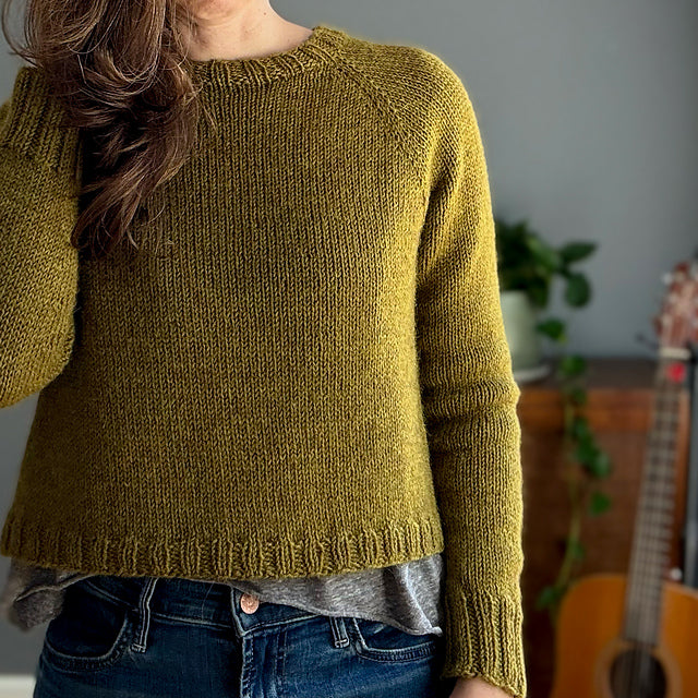 The Downbeat Kit (Sizes 6 - 10 / Cropped Version) — ImagiKnit