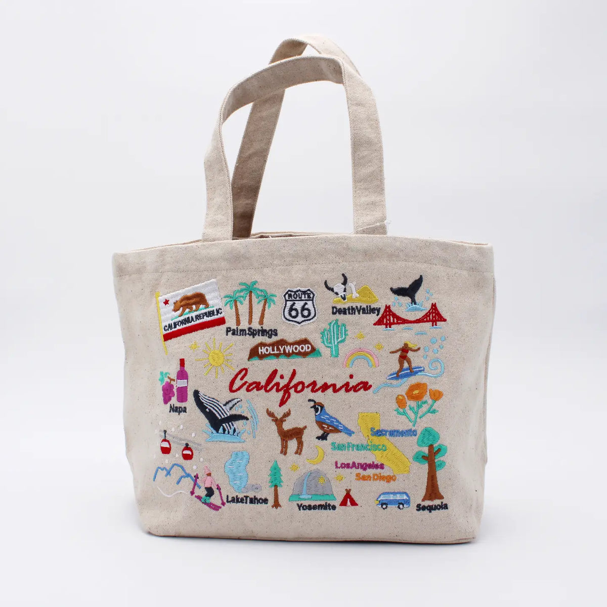 Tomoko Maruyama Embroidered Lunch Tote Project Bag — ImagiKnit