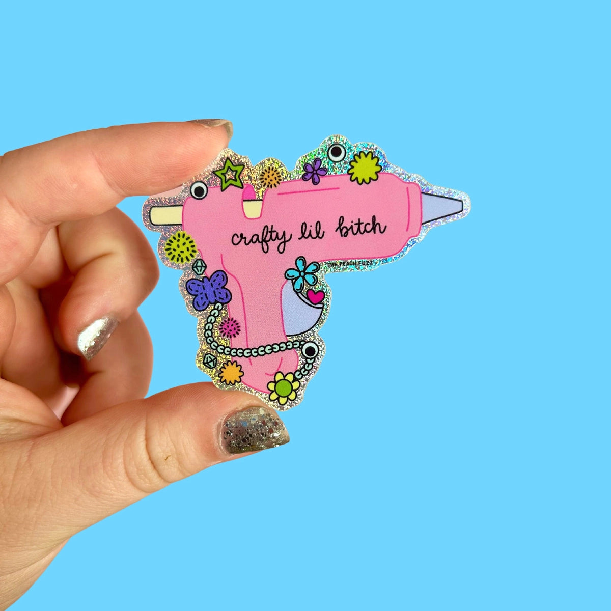 Peach Fuzz Stickers — ImagiKnit