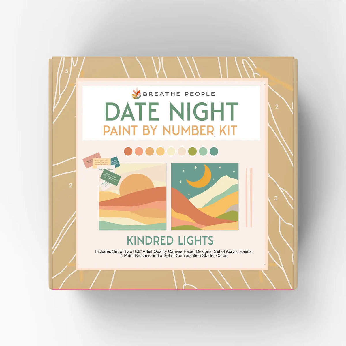 Breathe People Date Night (Paint by Number Kit) — ImagiKnit