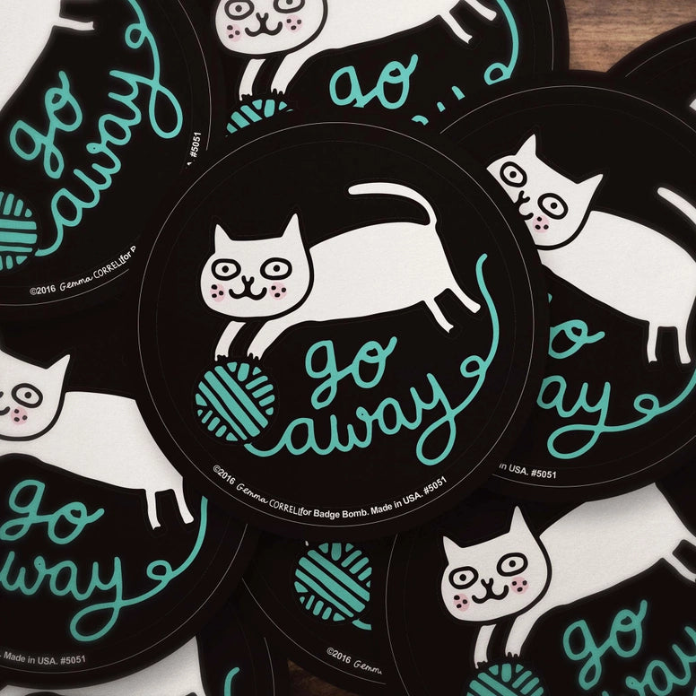 Gemma Correll Stickers — ImagiKnit