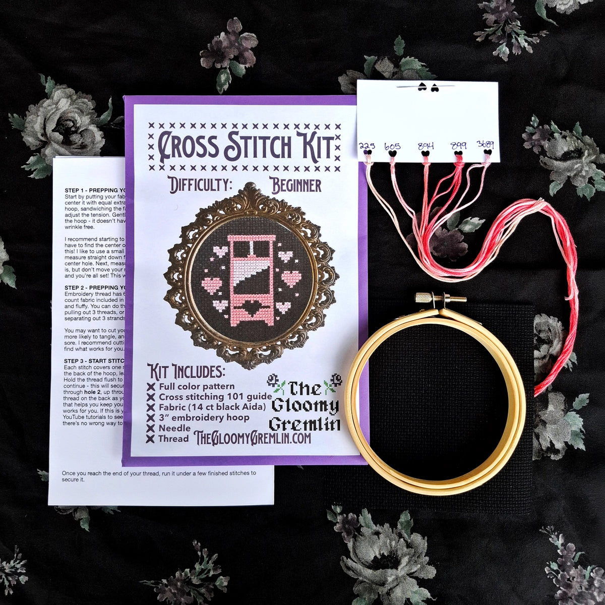 The Gloomy Gremlin Cross Stitch Kits — ImagiKnit