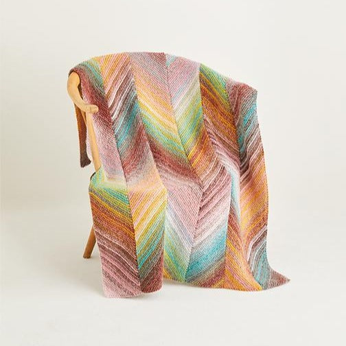 Knitted Bias Blanket Kit — ImagiKnit