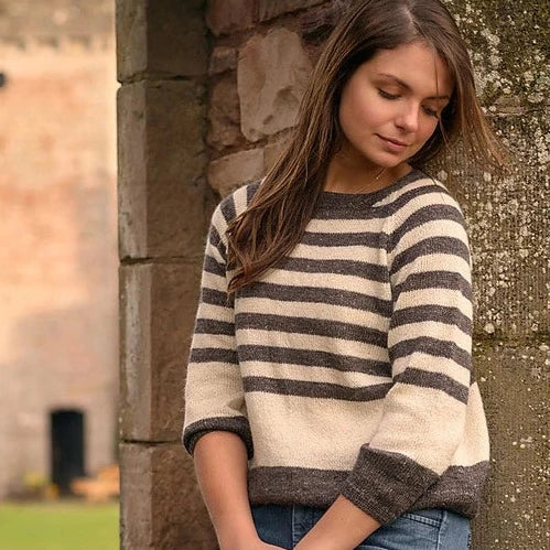 Striped Sweater PDF — ImagiKnit