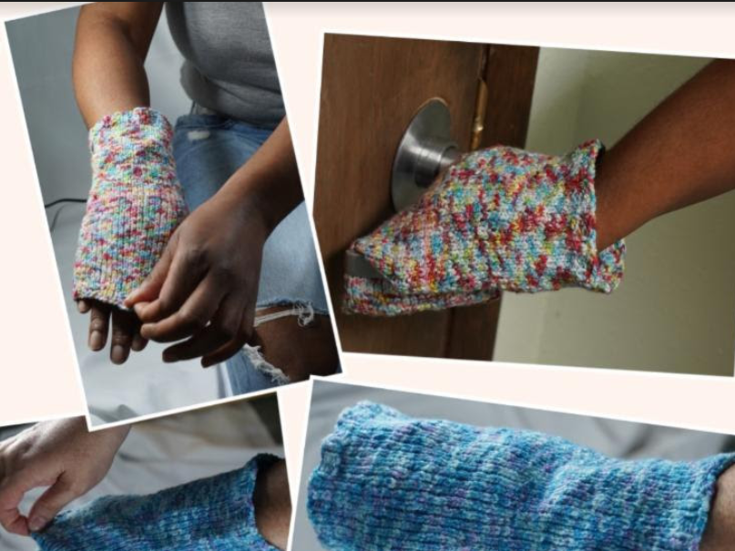 Arm Warmer Hand Cover Free PDF Download — ImagiKnit