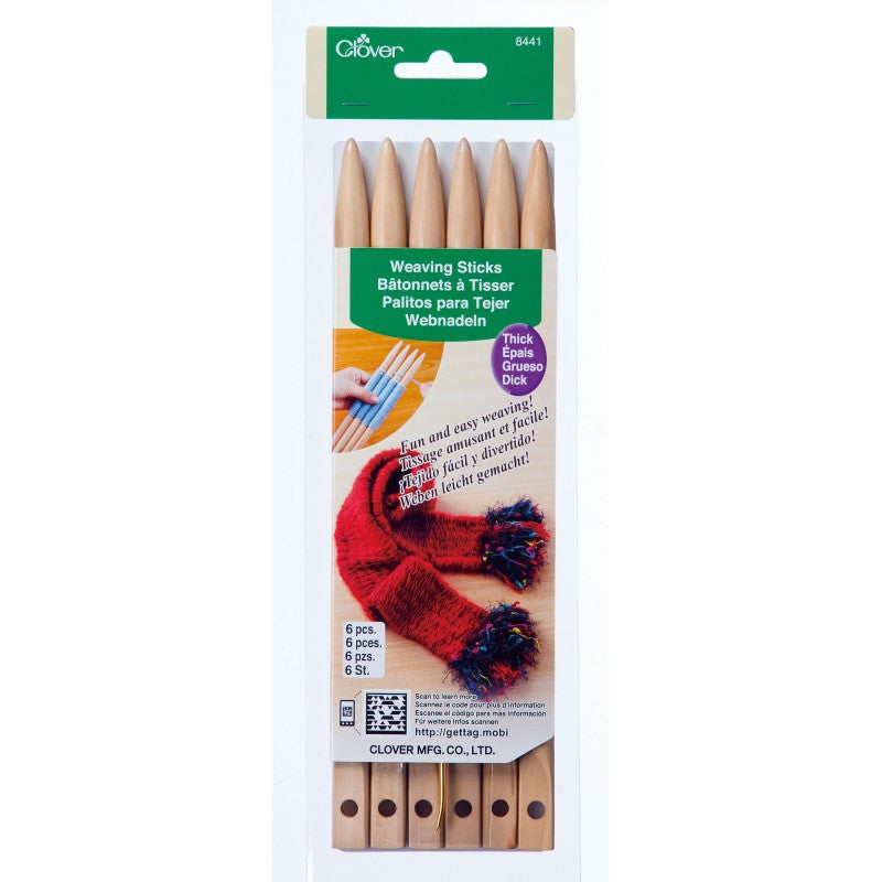 Clover 8441 Weaving Sticks Thick — ImagiKnit